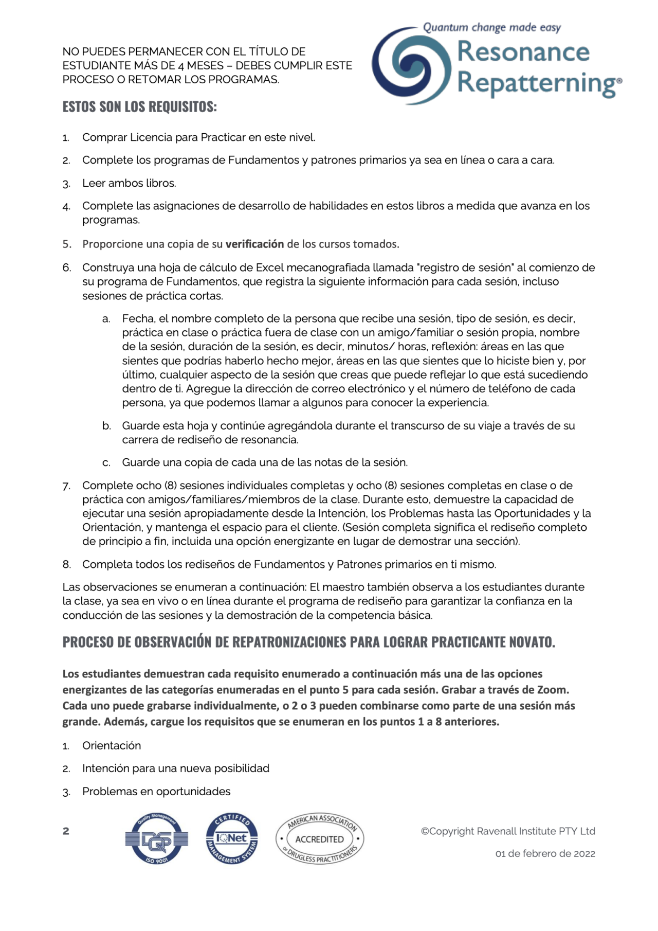 Guía paso a paso del itinerario profesional y de certificación ...